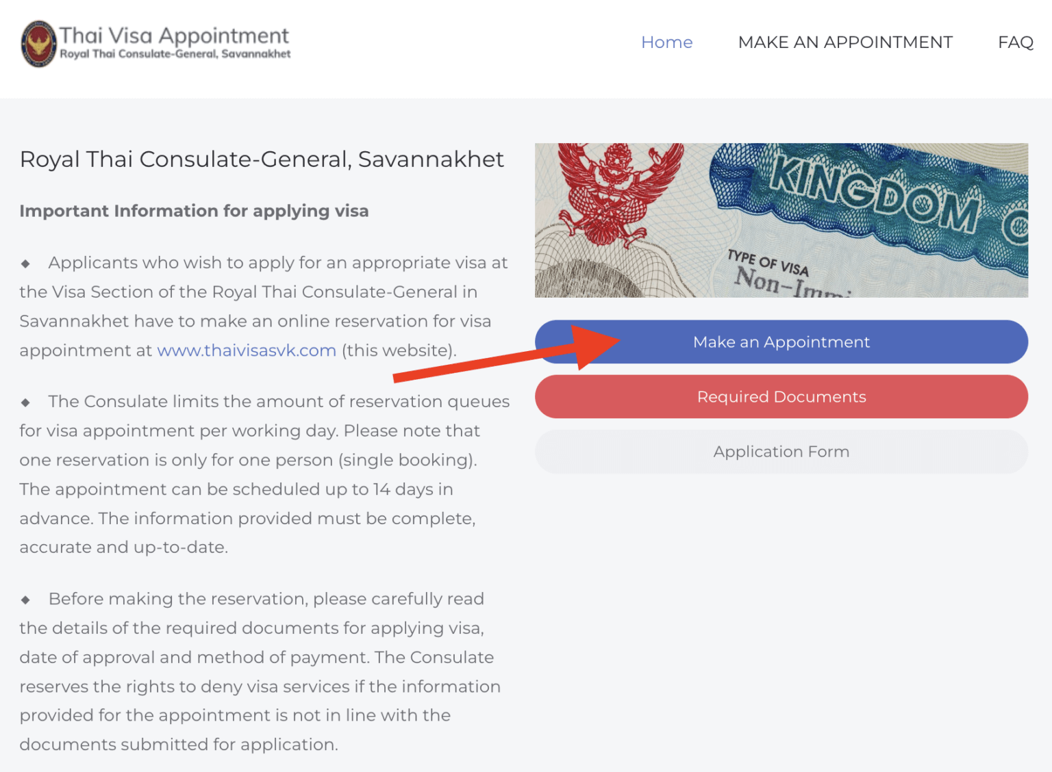 Step-by-Step Guide: Booking Your Online Visa Appointment (Royal Thai ...