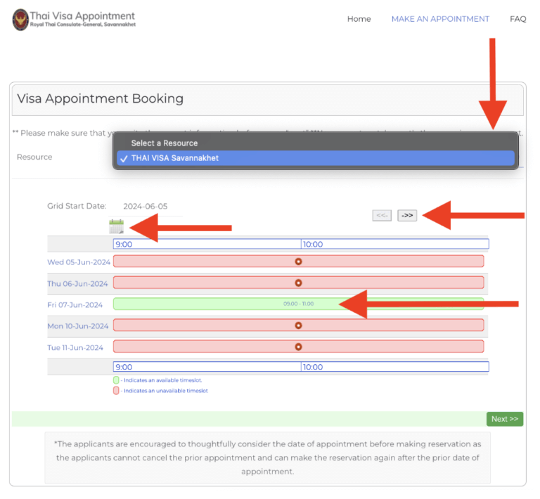 Step-by-Step Guide: Booking Your Online Visa Appointment (Royal Thai ...